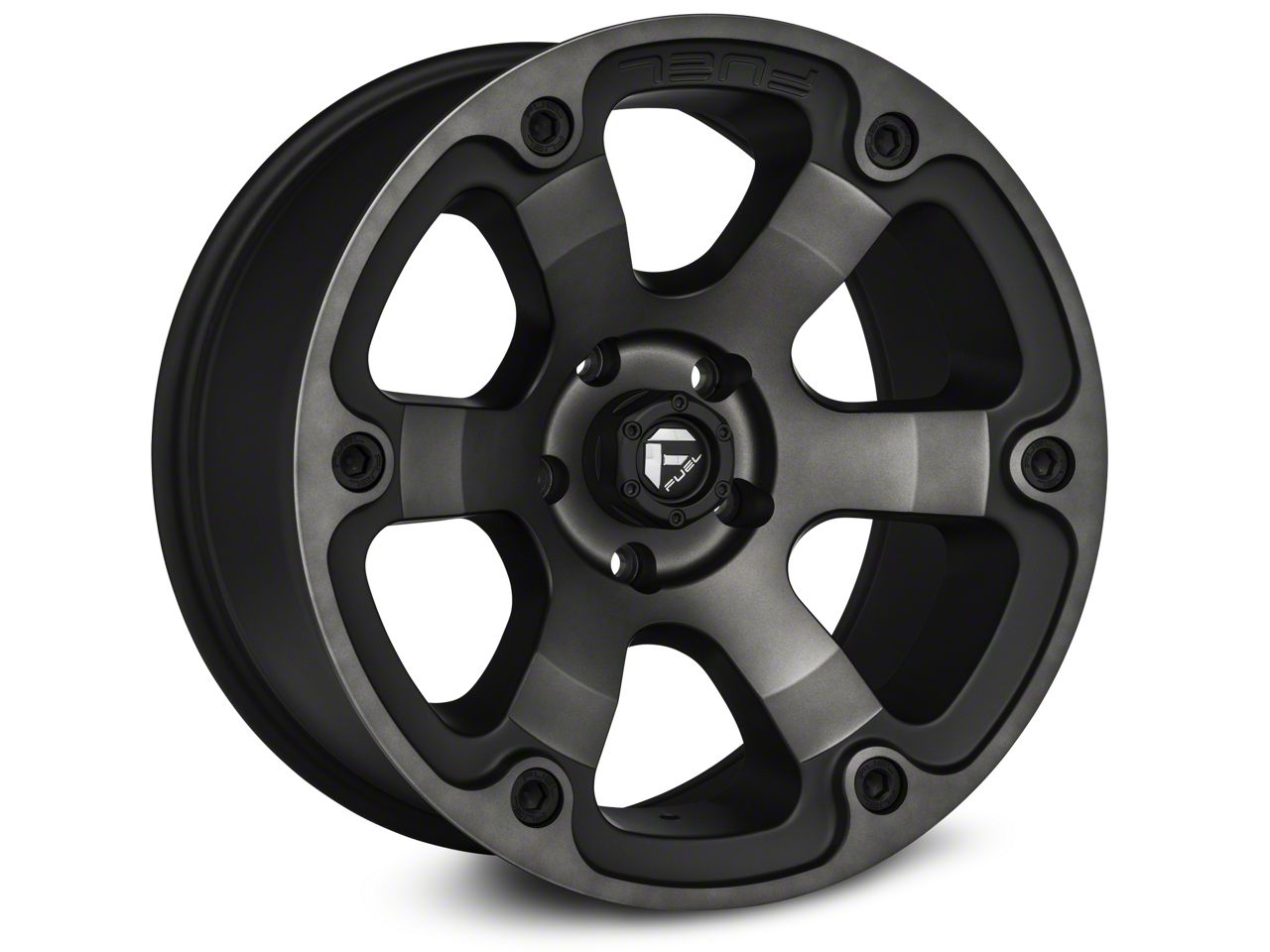 Fuel Wheels Jeep Grand Cherokee Beast Matte Black Machined Wheel; 18x9 ...