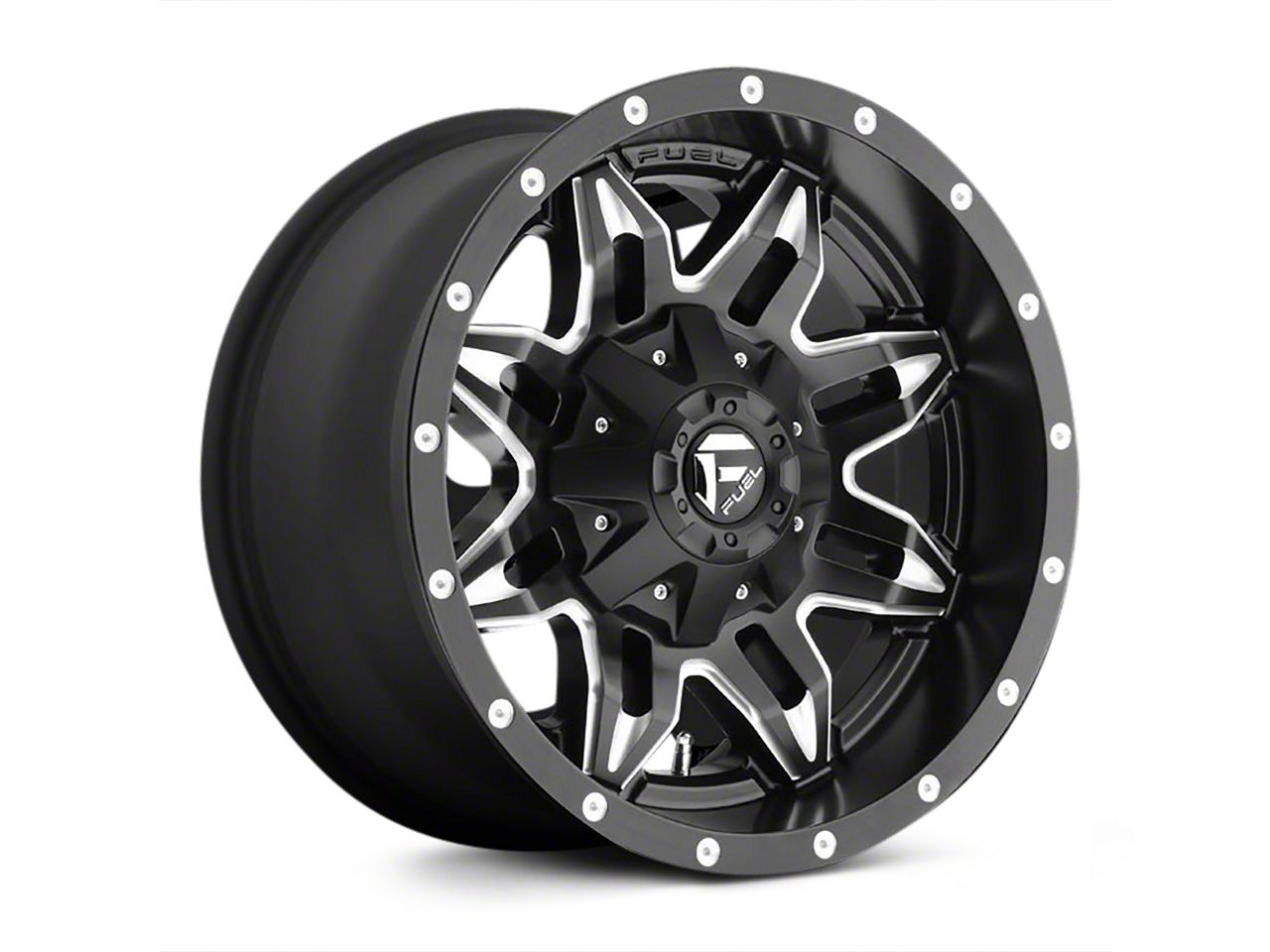 Fuel Wheels Jeep Grand Cherokee Lethal Satin Black Milled Wheel; 20x10 ...