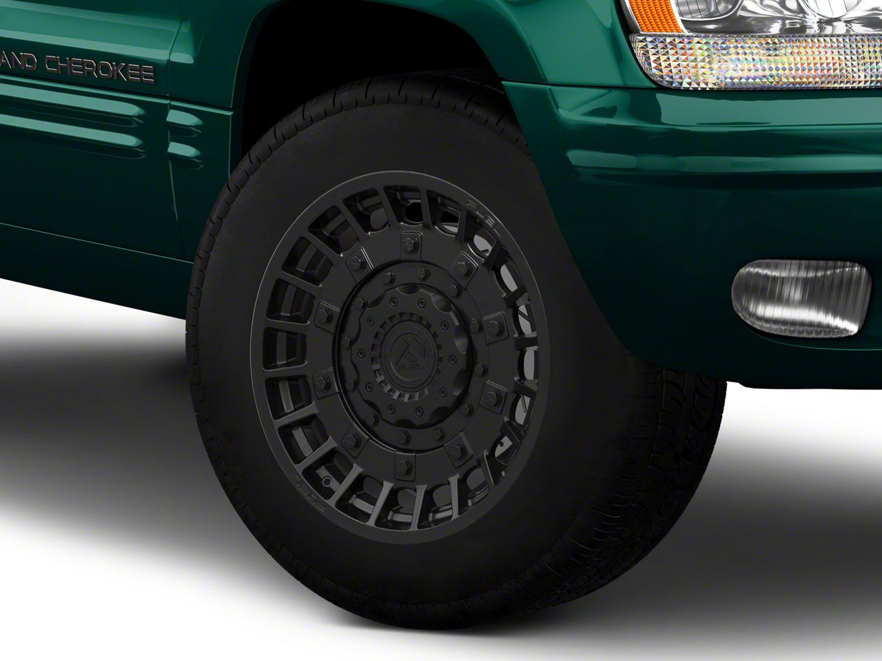 Fuel Wheels Jeep Grand Cherokee Militia Matte Black Wheel; 17x9; -12mm ...