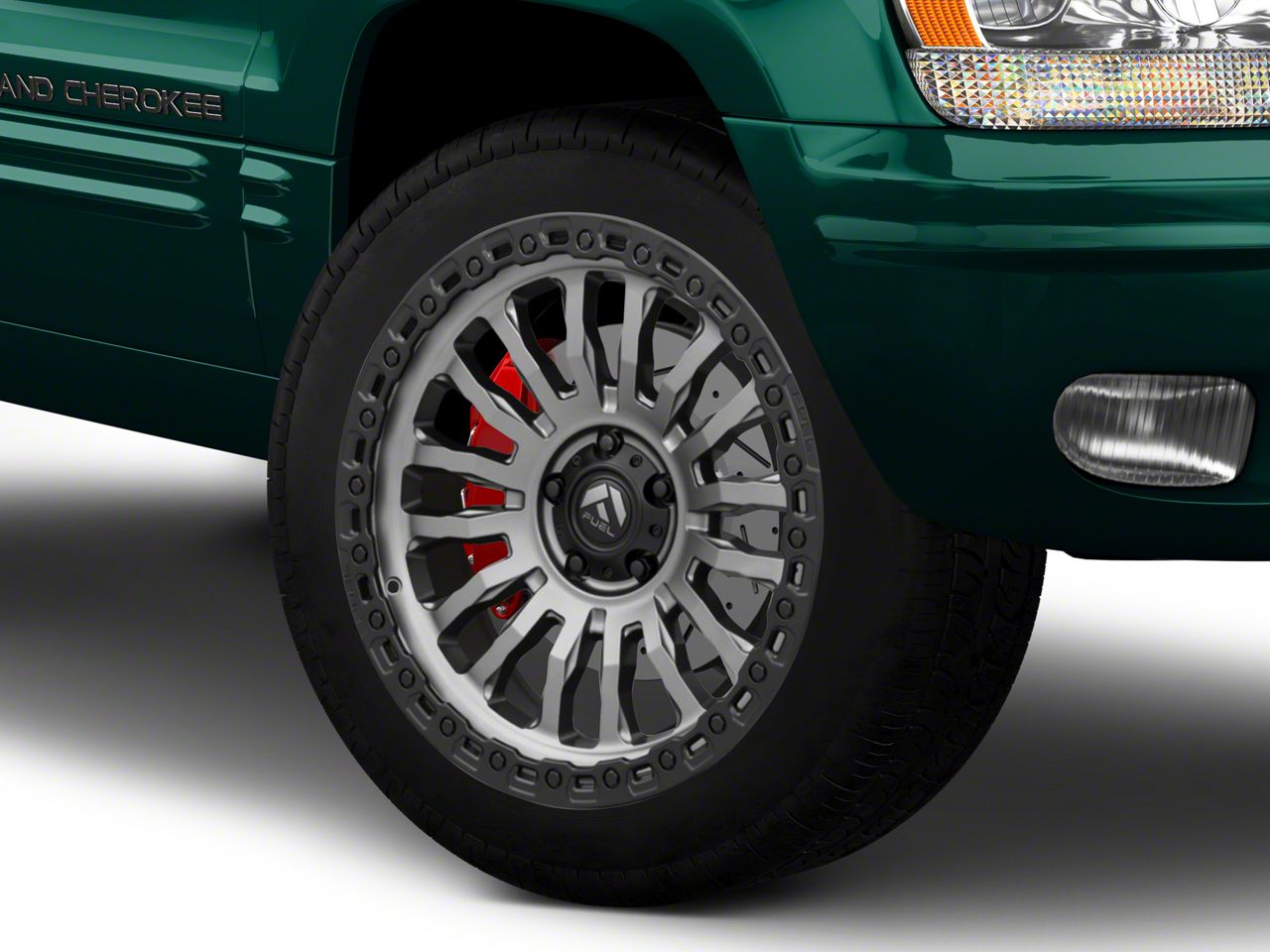 Fuel Wheels Jeep Grand Cherokee Rincon Matte Gunmetal with Black Ring ...