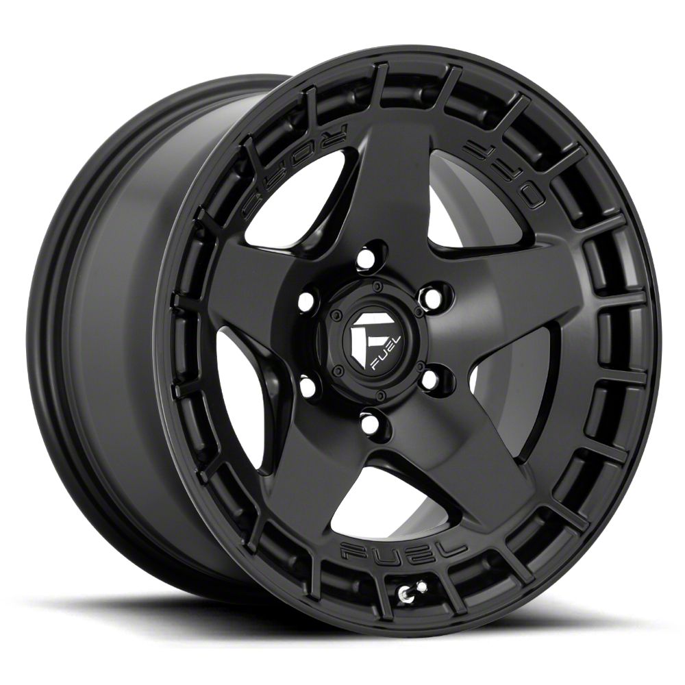 Fuel Wheels Jeep Grand Cherokee Warp Satin Black Wheel; 17x9 ...