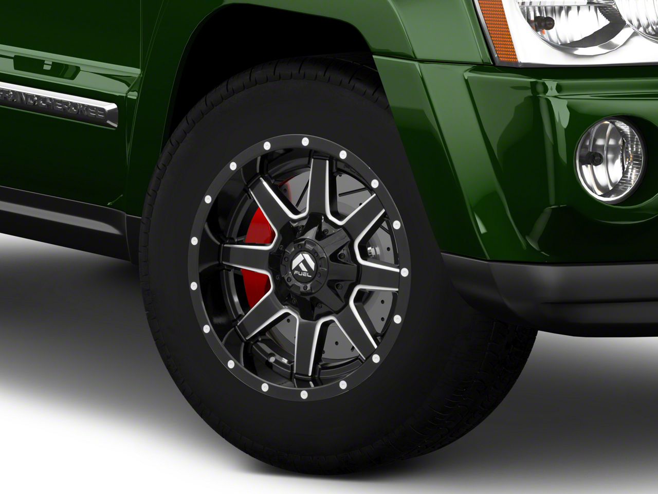 Fuel Wheels Jeep Grand Cherokee Maverick Gloss Black Milled Wheel; 17x9 ...