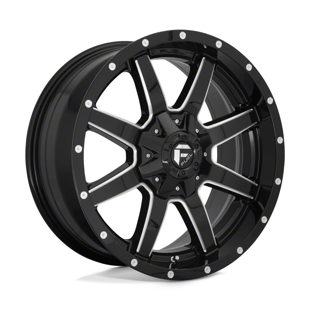 Fuel Wheels Jeep Grand Cherokee Maverick Gloss Black Milled Wheel ...