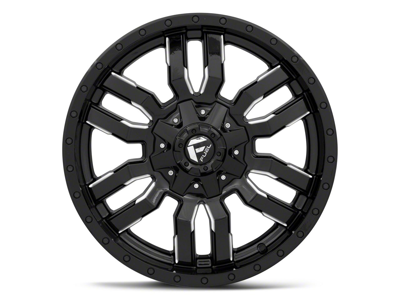 Fuel Wheels Jeep Grand Cherokee Sledge Gloss Black Milled Wheel; 20x9 ...