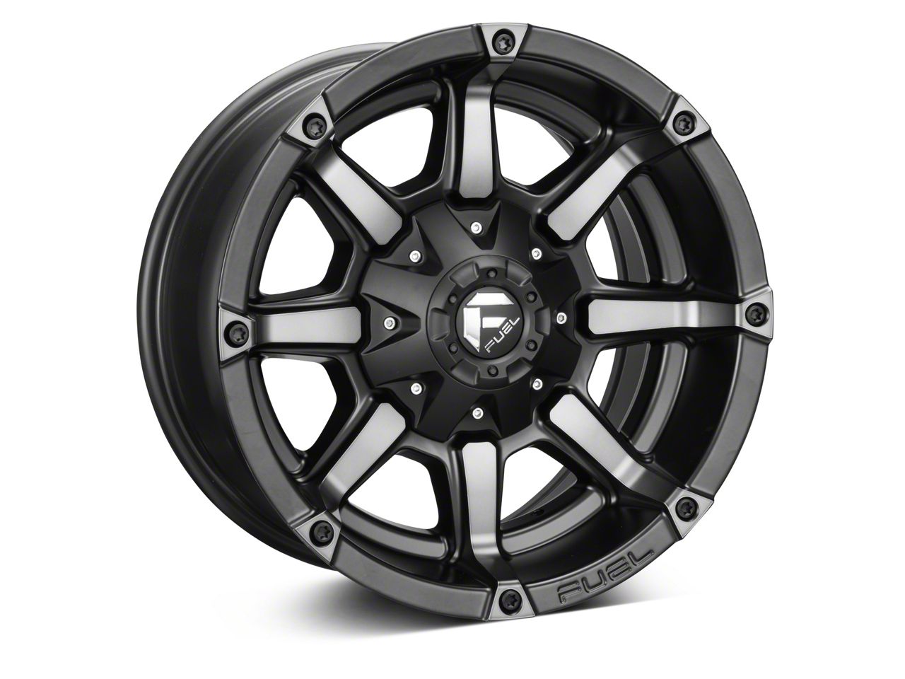 Fuel Wheels Jeep Grand Cherokee Coupler Matte Black Machined Wheel ...
