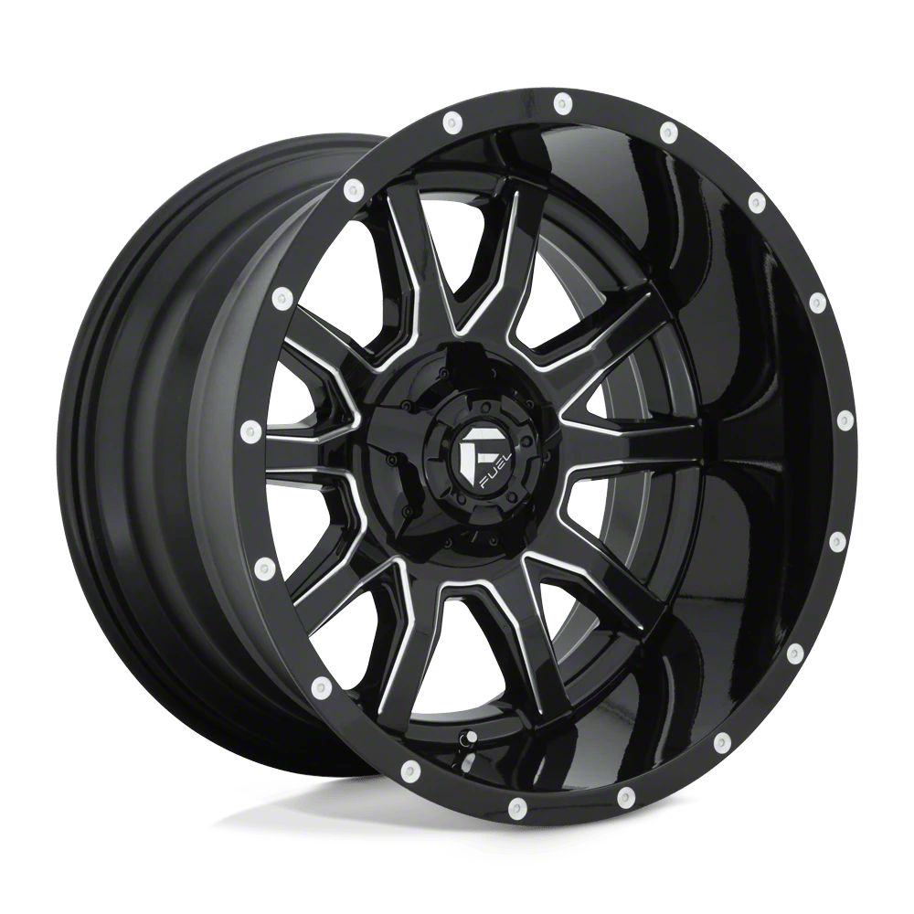 Fuel Wheels Jeep Grand Cherokee Vandal Gloss Black Milled Wheel; 20x12 ...