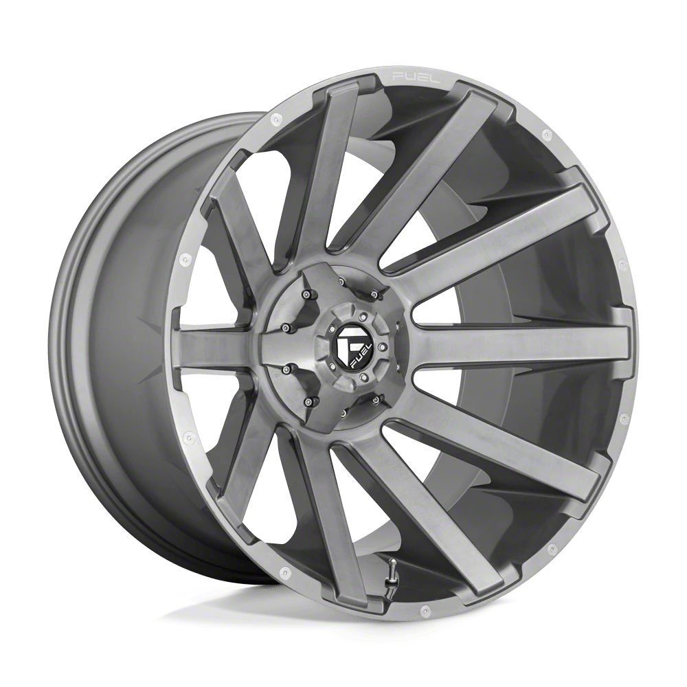 Fuel Wheels Jeep Wrangler Contra Platinum Brushed Gunmetal with Tinted ...