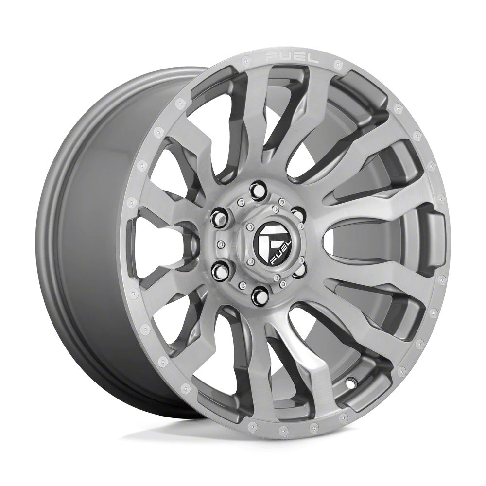 Fuel Wheels Jeep Wrangler Blitz Platinum Wheel; 20x10; -18mm Offset ...