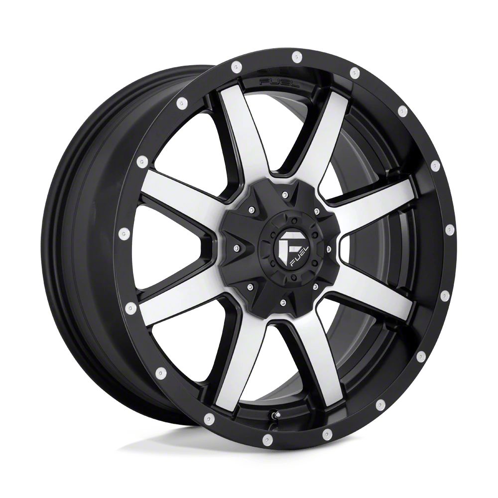 Fuel Wheels Jeep Wrangler Maverick Matte Black Machined Wheel; 20x10 ...