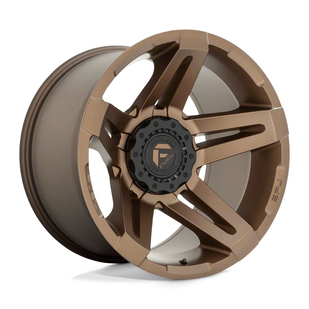 Fuel Wheels Jeep Wrangler SFJ Matte Bronze Wheel; 20x12; -44mm Offset D76520202647 (07-18 Jeep ...
