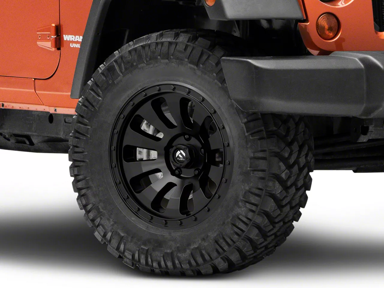 Fuel Wheels Jeep Wrangler Tactic Matte Black Wheel; 18x9; 20mm Offset ...