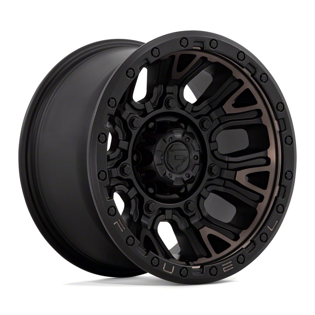 Fuel Wheels Jeep Wrangler Traction Matte Black with Double Dark Tint ...