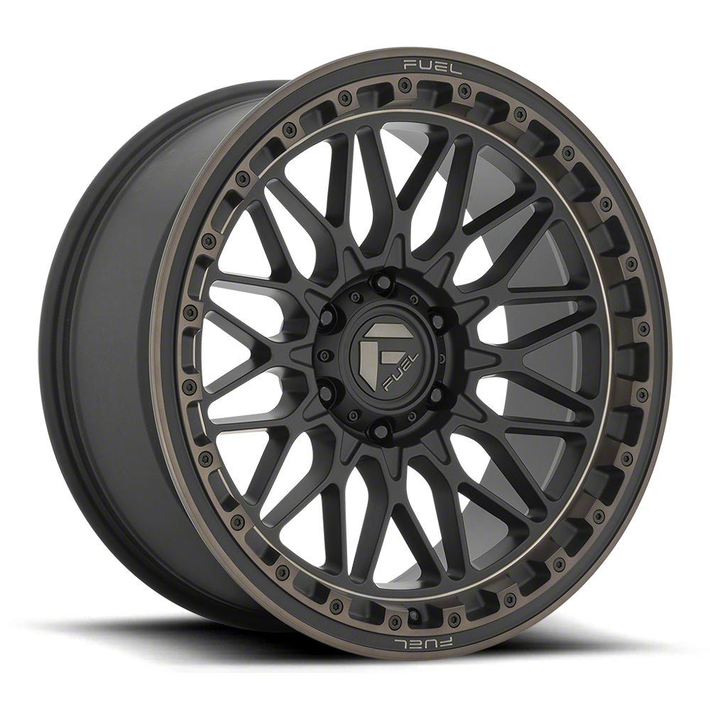 Fuel Wheels Jeep Wrangler Trigger Matte Black Dark Tint Wheel; 20x9 ...