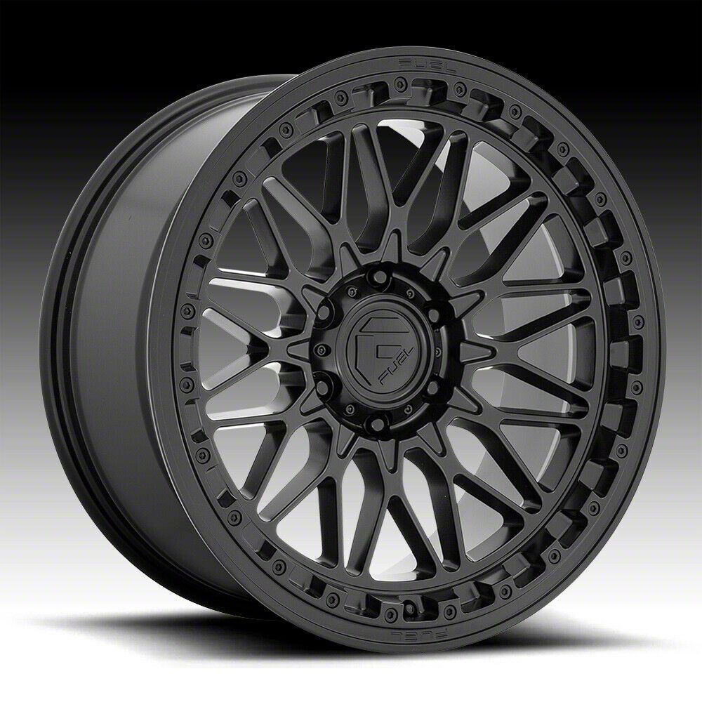 Fuel Wheels Jeep Wrangler Trigger Matte Black Wheel; 20x9; 1mm Offset ...