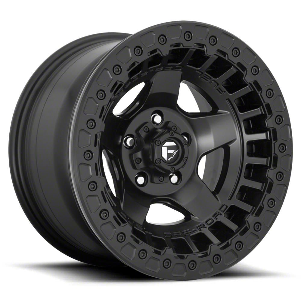 Fuel Wheels Jeep Wrangler Warp Beadlock Matte Black Wheel; 17x9; -15mm ...