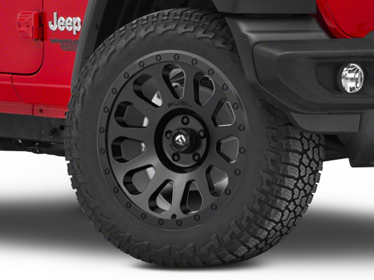 Fuel Wheels Jeep Wrangler Vector Matte Black Wheel; 20x10; -18mm Offset ...