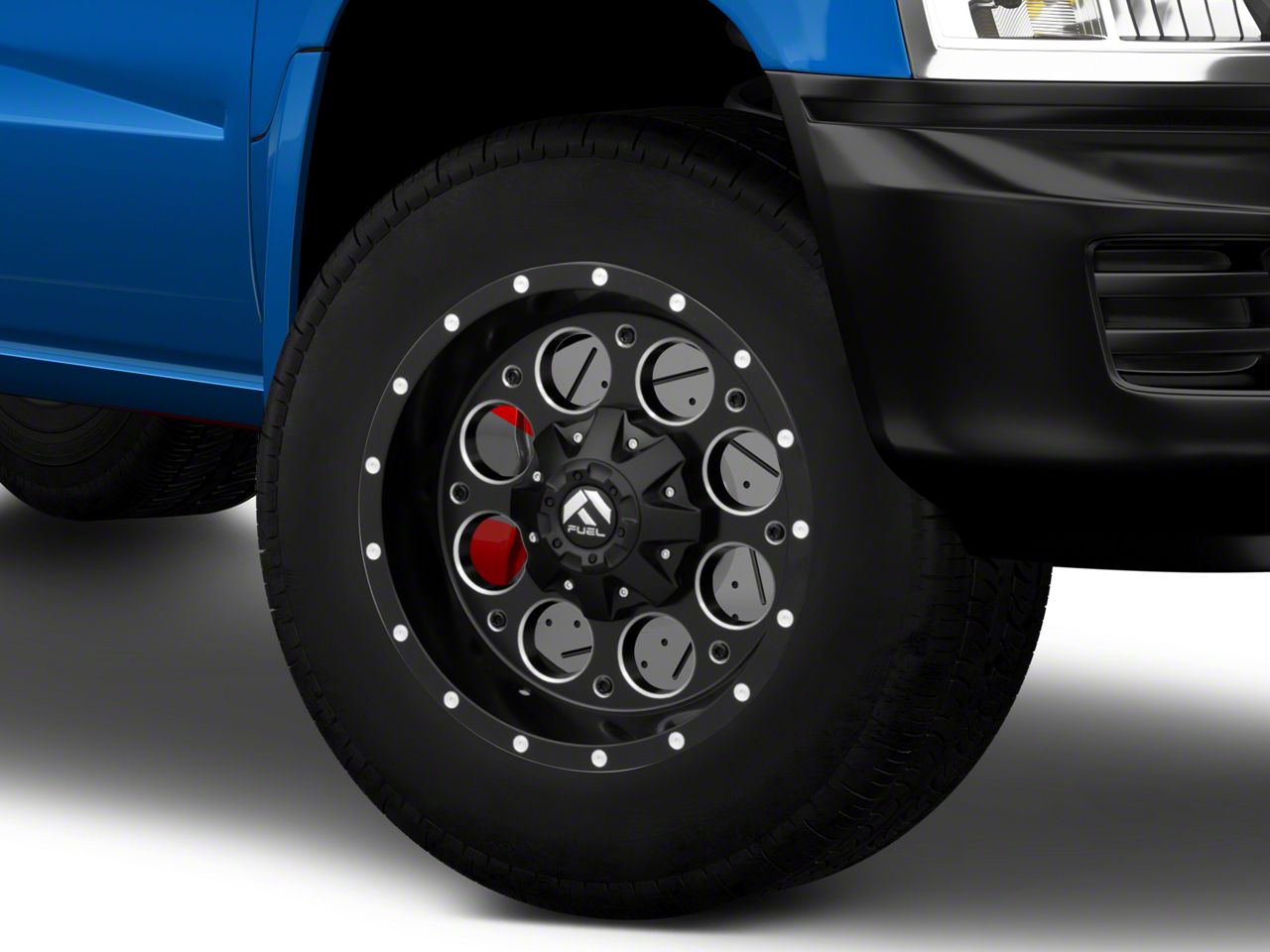 Fuel Wheels Jeep Wrangler Revolver Matte Black Milled Wheel; 17x9 ...