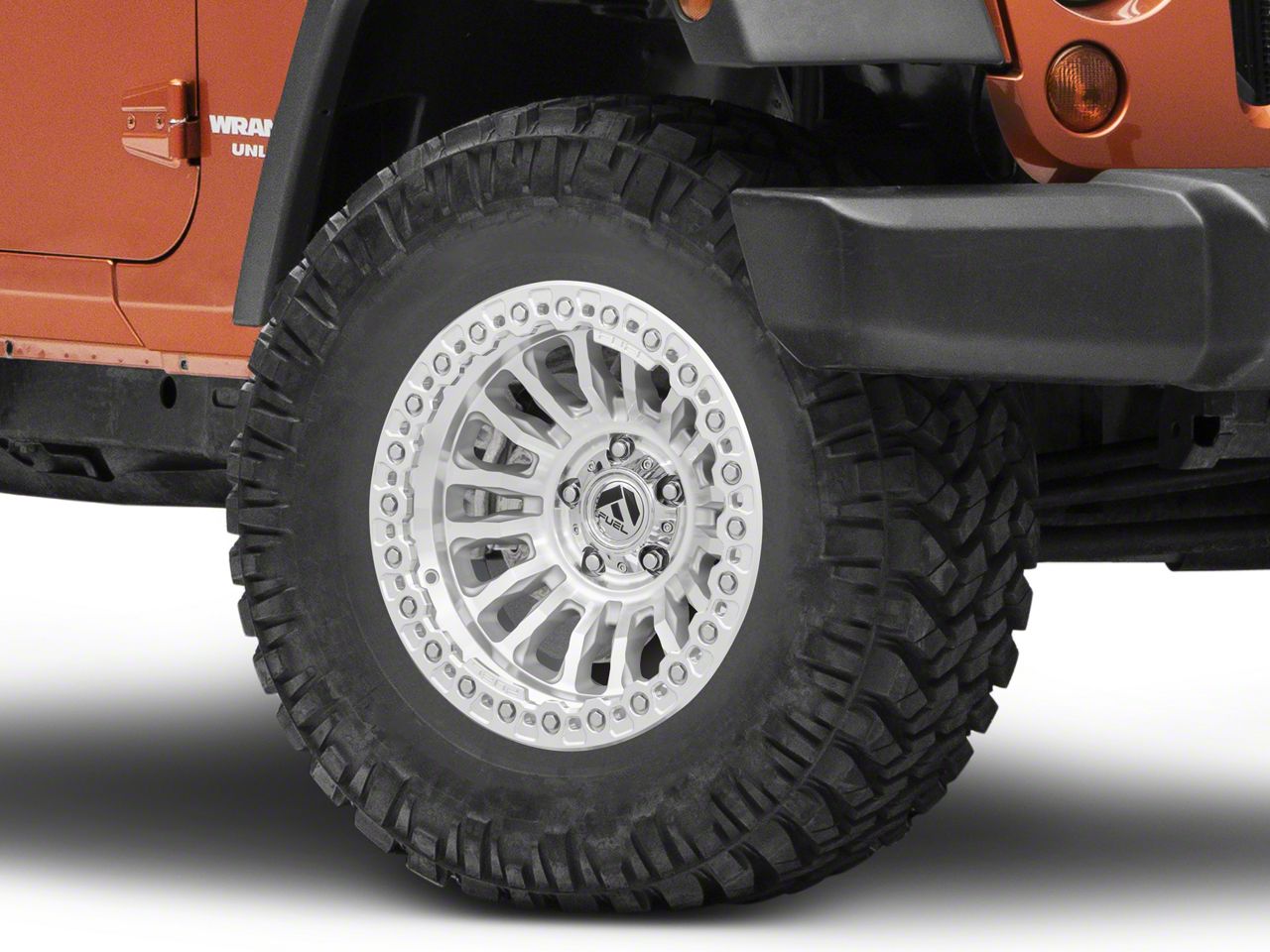 Fuel Wheels Jeep Wrangler Rincon Beadlock Cast and Machined Wheel; 17x9 ...