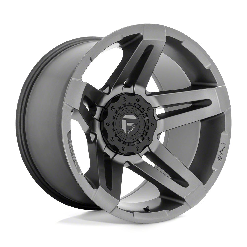 Fuel Wheels Jeep Wrangler SFJ Matte Gunmetal Wheel; 20x12; -44mm Offset ...