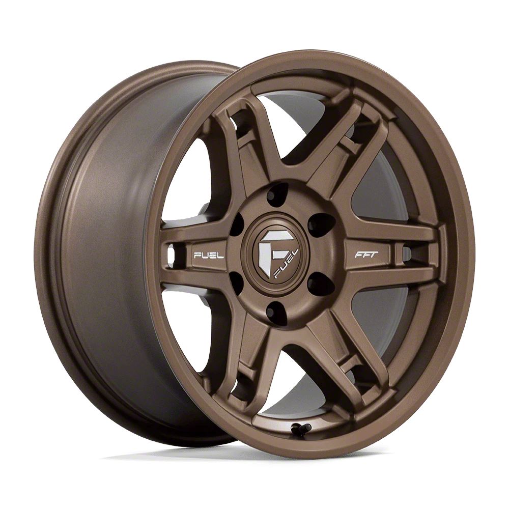 Fuel Wheels Jeep Wrangler Slayer Matte Bronze Wheel; 18x8.5 ...