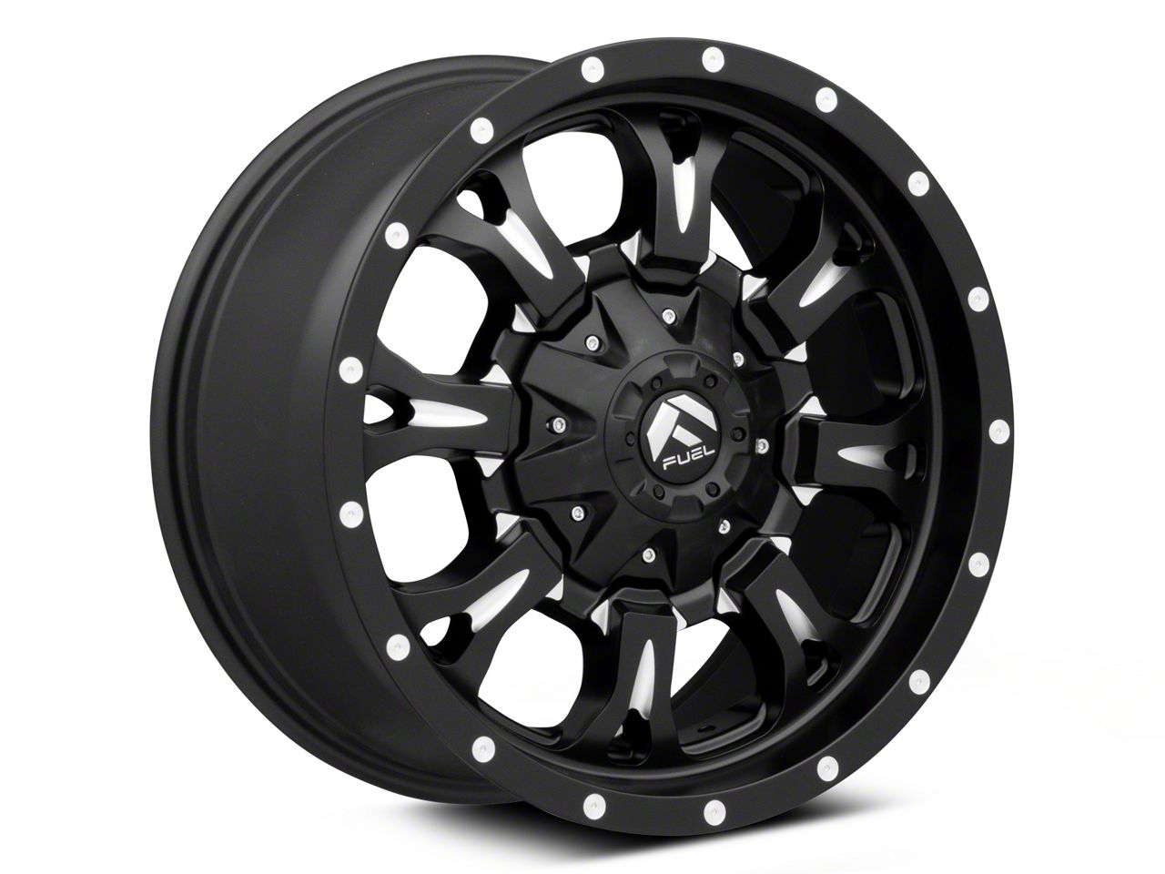 Fuel Wheels Jeep Wrangler Krank Matte Black Milled Wheel; 18x9; 1mm ...