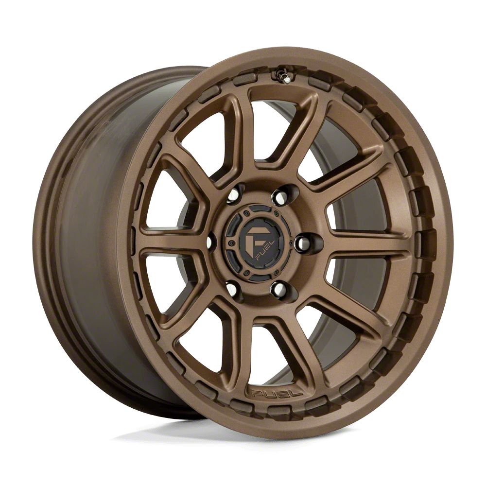 Fuel Wheels Jeep Wrangler Torque Matte Bronze Wheel; 17x9; -12mm Offset ...