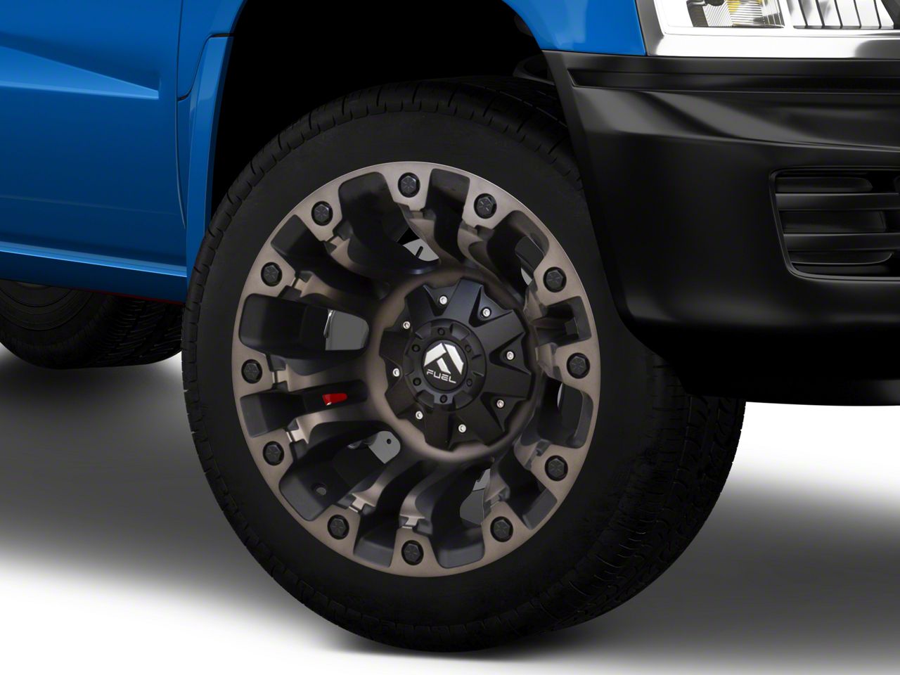 Fuel Wheels Jeep Wrangler Vapor Matte Black Double Dark Tint Wheel ...