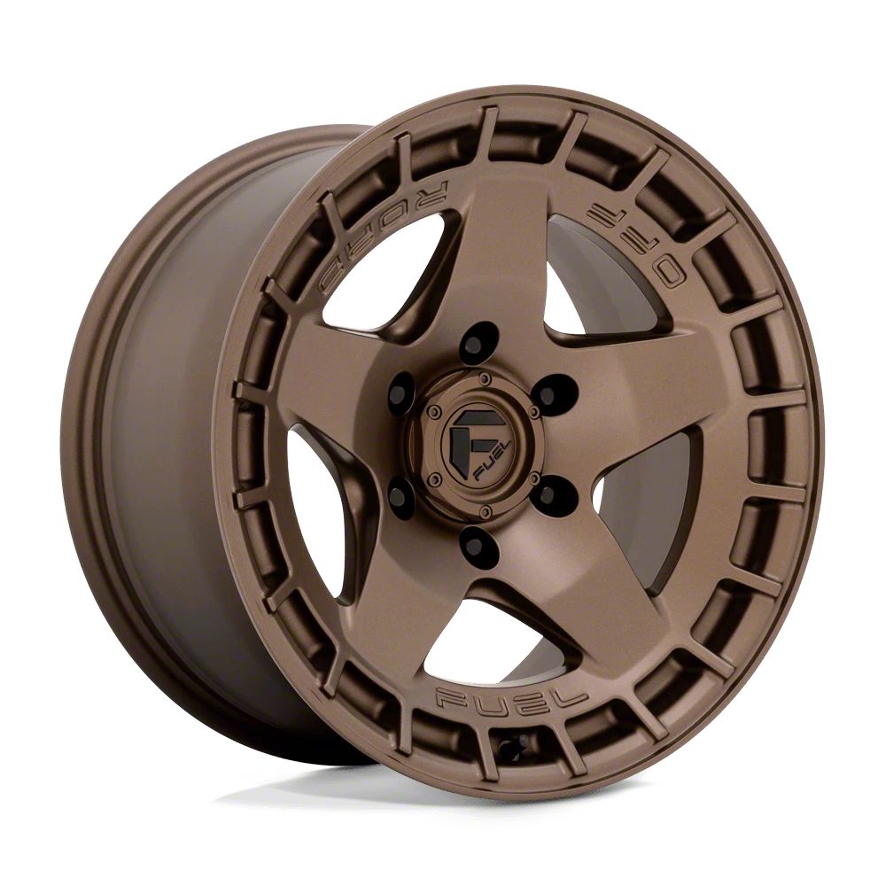Fuel Wheels Jeep Wrangler Warp Matte Bronze Wheel; 17x9; -12mm Offset D73517907545 (18-25 Jeep ...