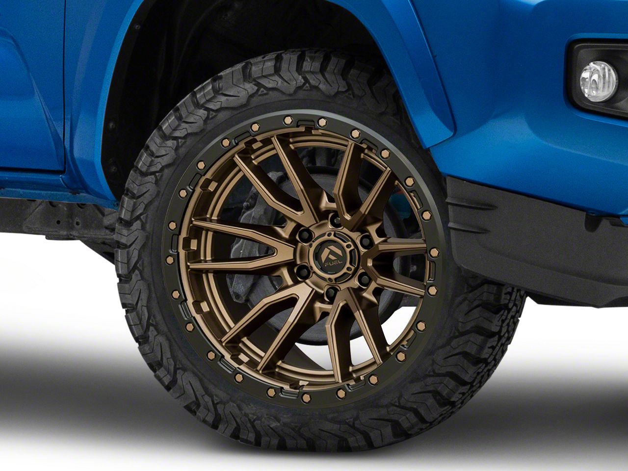 Fuel Wheels Tacoma Rebel Matte Bronze 6-Lug Wheel; 20x9; 20mm Offset ...