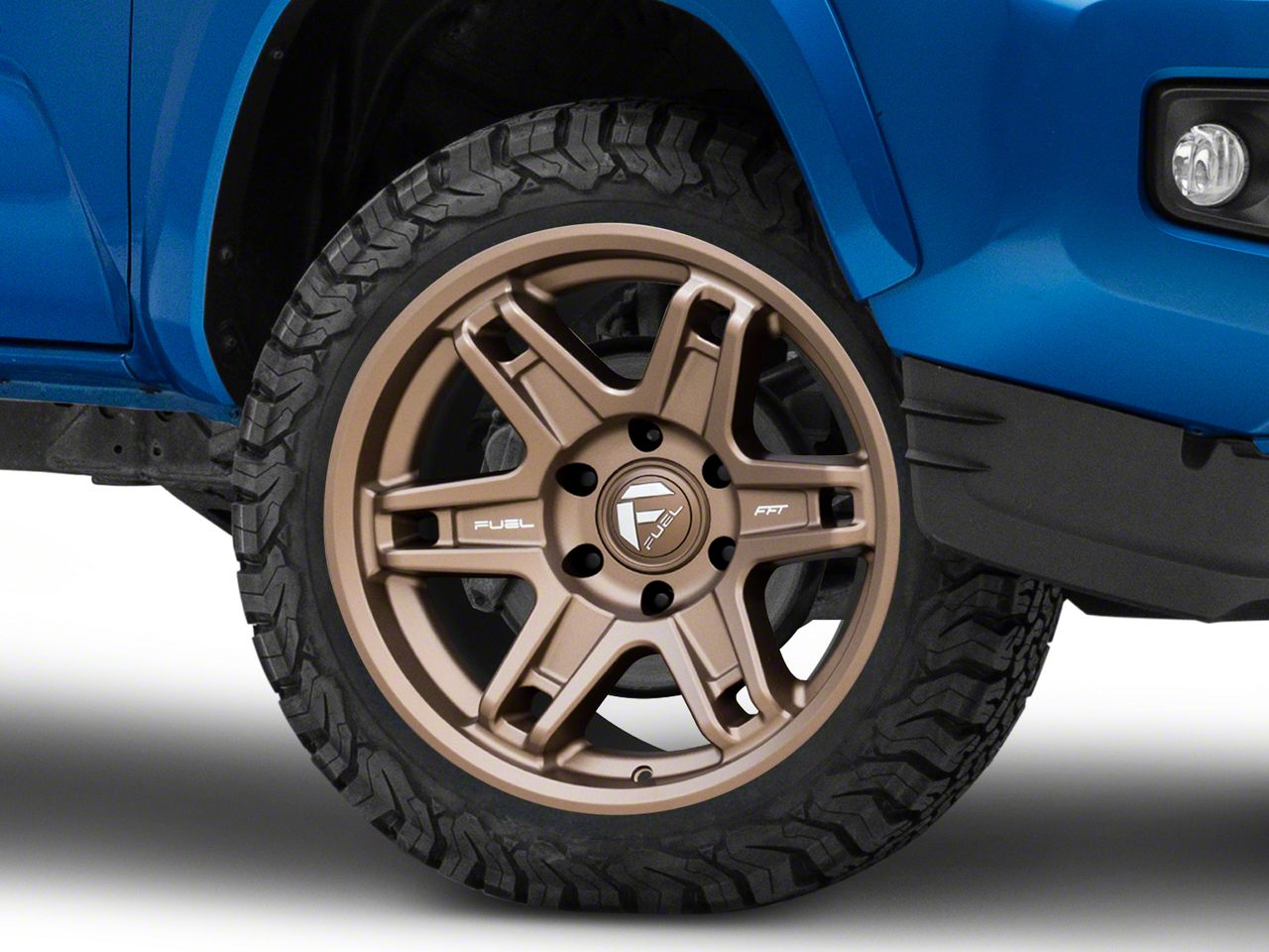Fuel Wheels Tacoma Slayer Matte Bronze 6-Lug Wheel; 20x9; 1mm Offset ...
