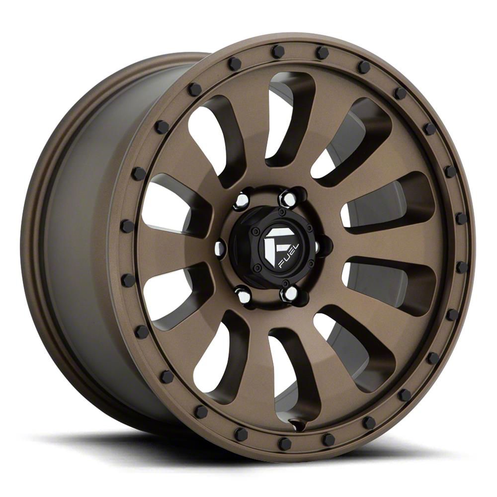 Fuel Wheels Tacoma Tactic Matte Bronze 6-Lug Wheel; 18x9; 20mm Offset ...