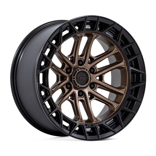 Fuel Wheels Titan Celsius Matte Bronze with Matte Black Lip 6-Lug Wheel ...
