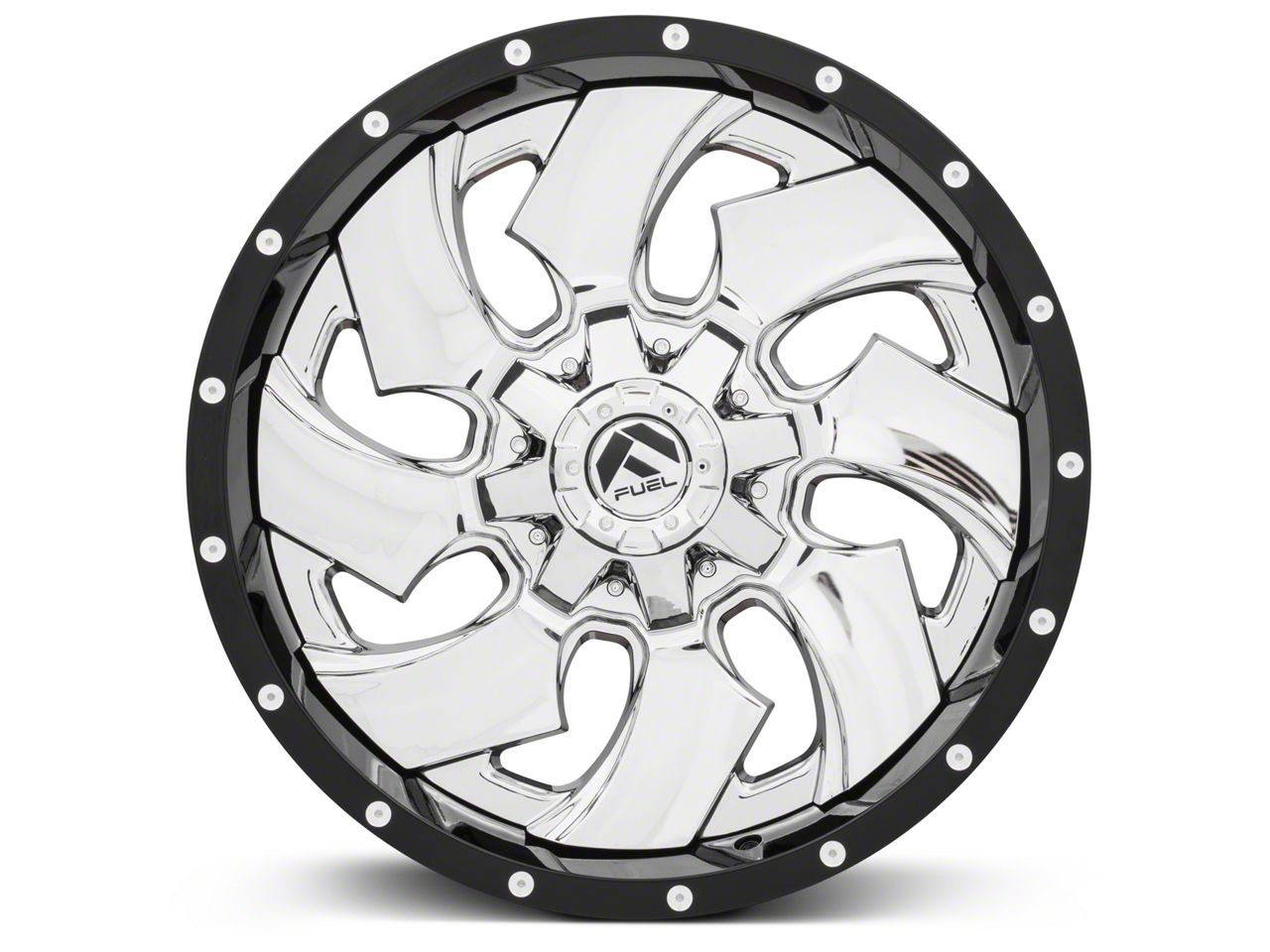 Fuel Wheels Titan Cleaver Chrome 6-Lug Wheel; 20x9; 1mm Offset ...