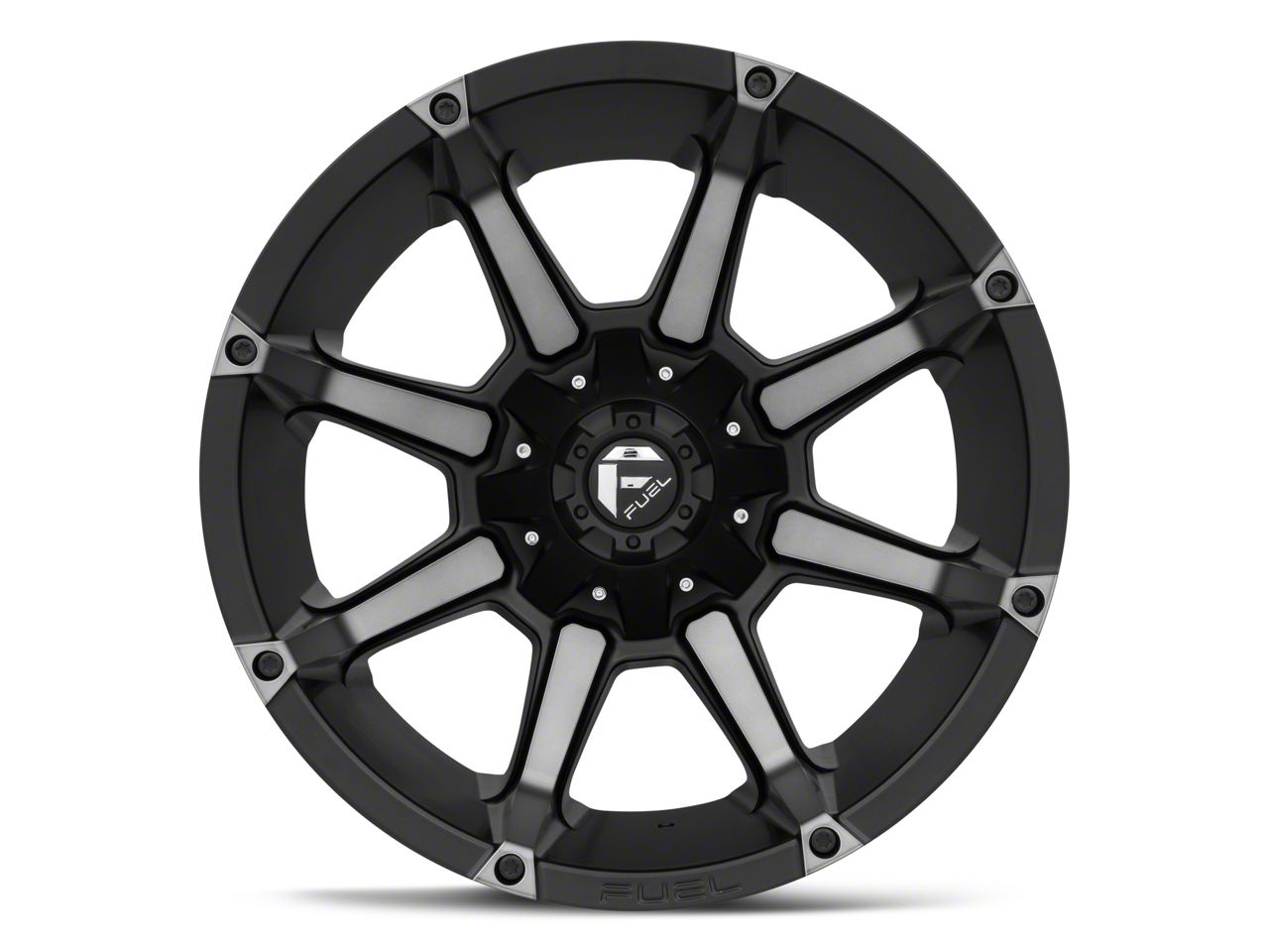 Fuel Wheels Titan Coupler Matte Black Machined 6-Lug Wheel; 20x12 ...