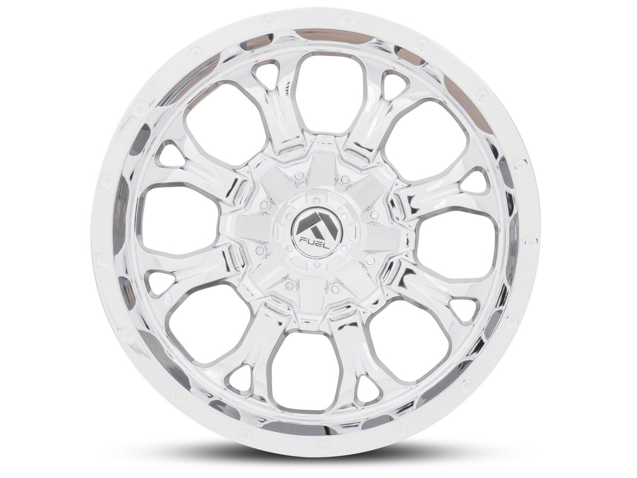 Fuel Wheels Titan Krank Chrome 6-Lug Wheel; 20x10; -12mm Offset ...