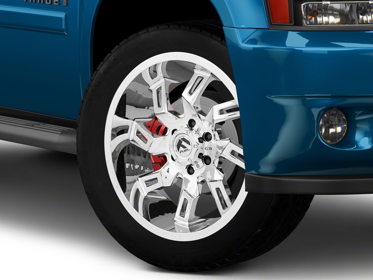 Fuel Wheels Titan Lockdown Chrome 6-Lug Wheel; 22x10; -18mm Offset ...