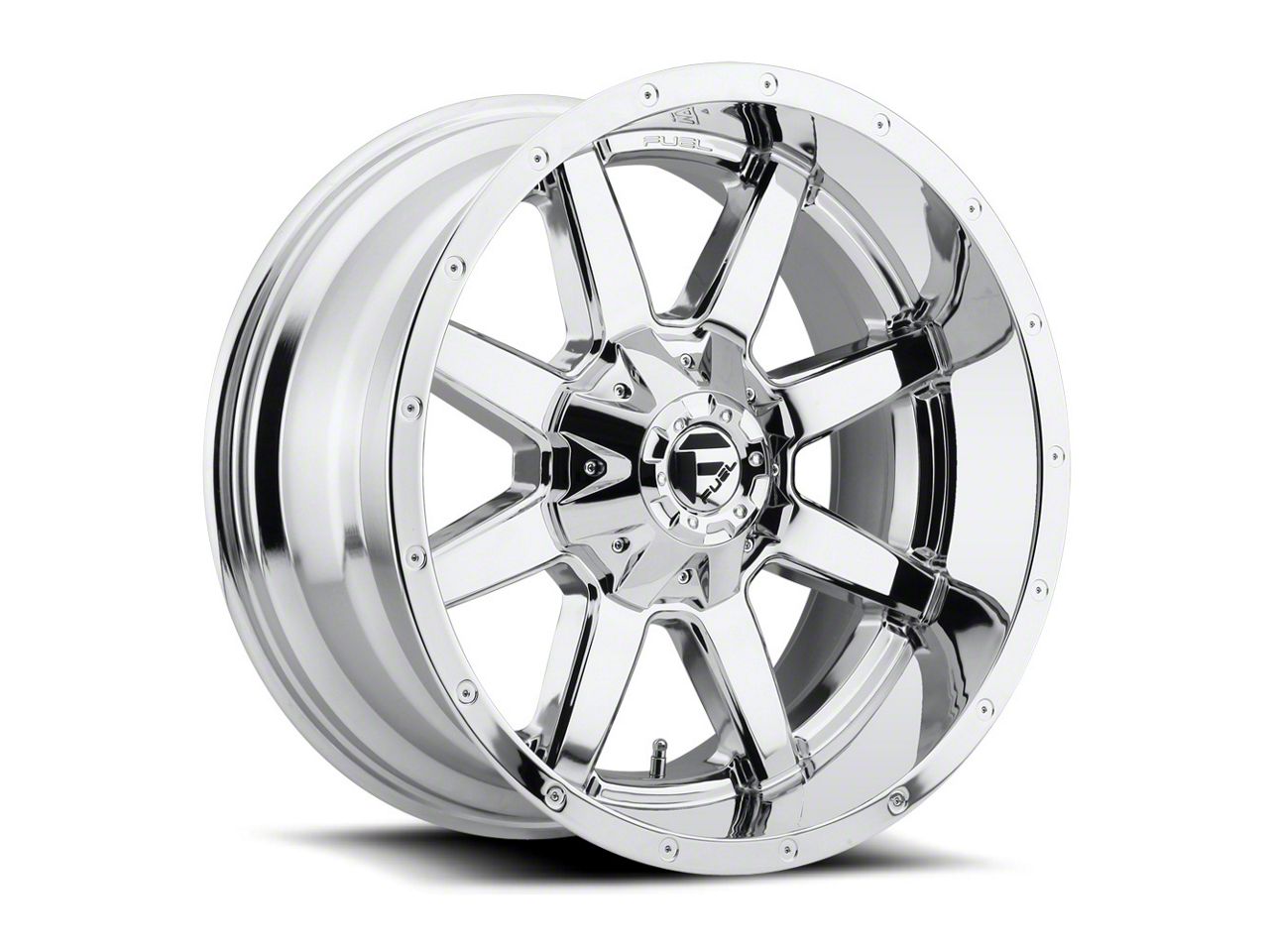 Fuel Wheels Titan Maverick Chrome 6-Lug Wheel; 18x12; -44mm Offset ...