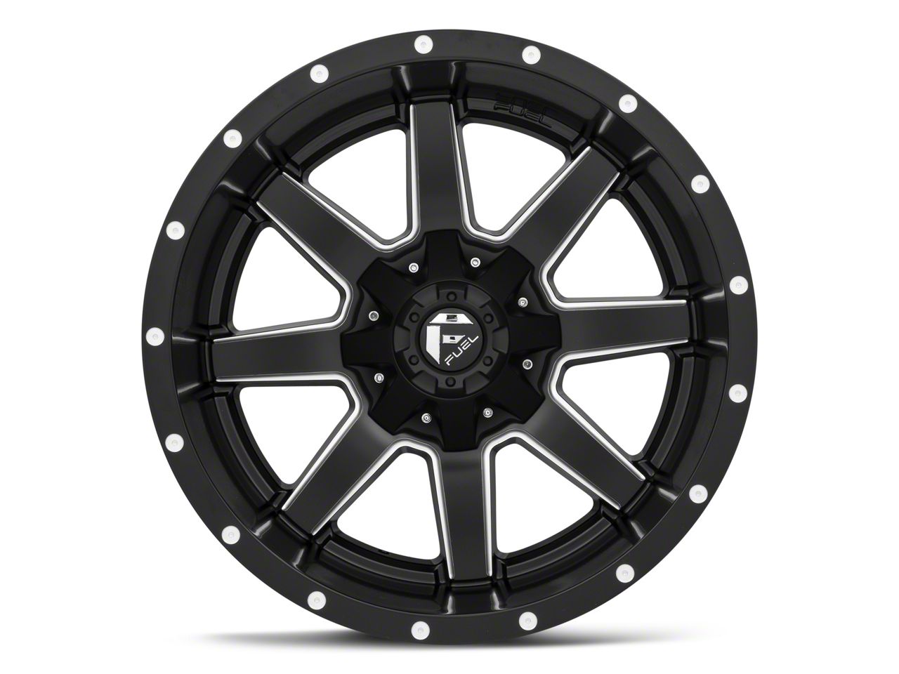 Fuel Wheels Titan Maverick Matte Black Milled 6-Lug Wheel; 20x12; -44mm ...