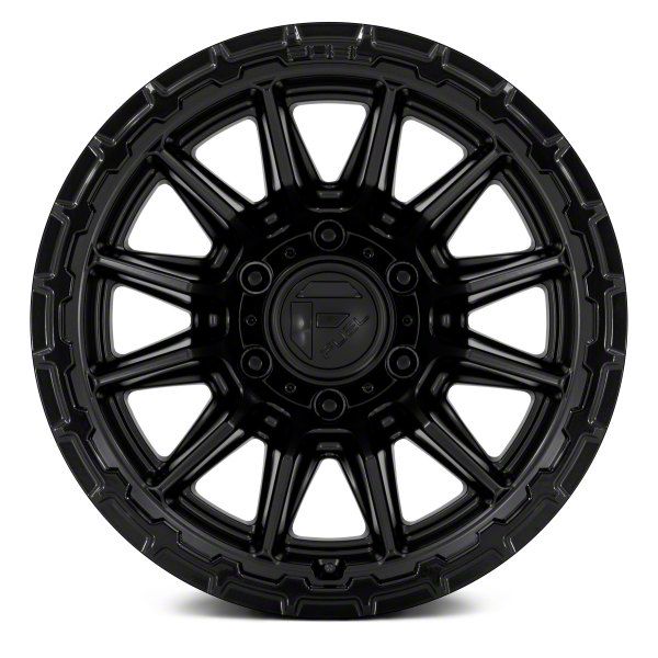 Fuel Wheels Titan Piston Blackout 6-Lug Wheel; 20x10; -18mm Offset ...