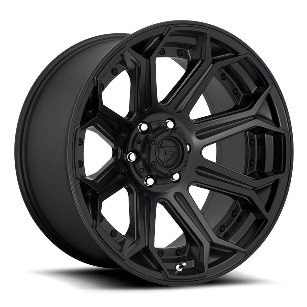 Fuel Wheels Titan Siege Matte Black 6-Lug Wheel; 18x9; -12mm Offset ...