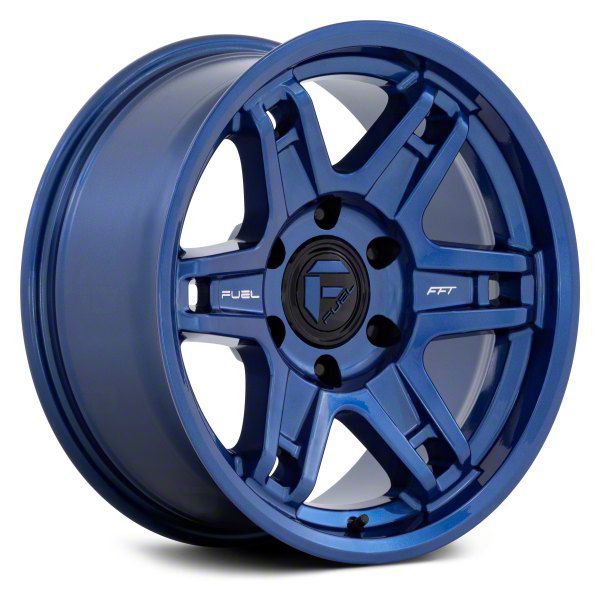 Fuel Wheels Titan Slayer Dark Blue 6-Lug Wheel; 20x9; 1mm Offset ...