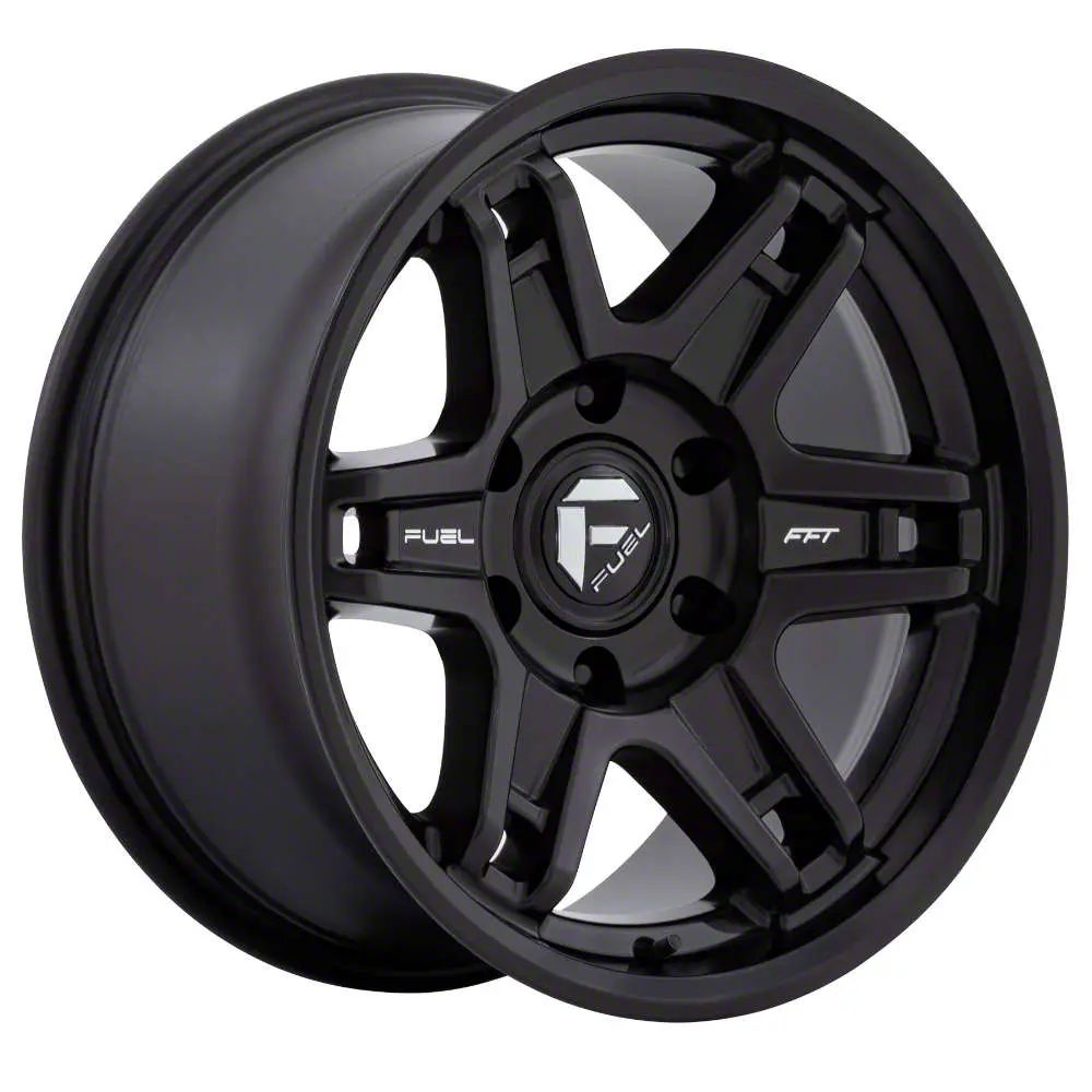 Fuel Wheels Titan Slayer Matte Black 6-Lug Wheel; 20x9; 1mm Offset ...