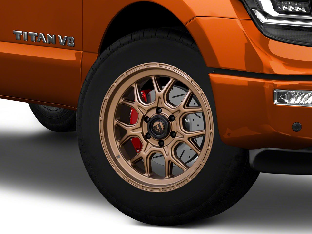 Fuel Wheels Titan Tech Matte Bronze 6-Lug Wheel; 20x10; -18mm Offset ...