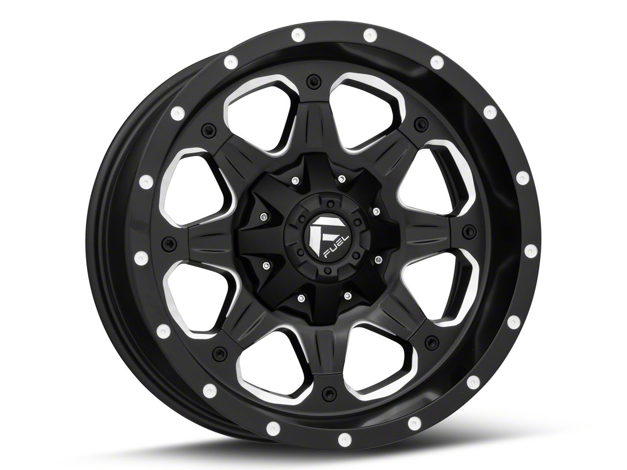 Fuel Wheels Titan XD Boost Matte Black Milled 6-Lug Wheel; 20x9; -12mm ...