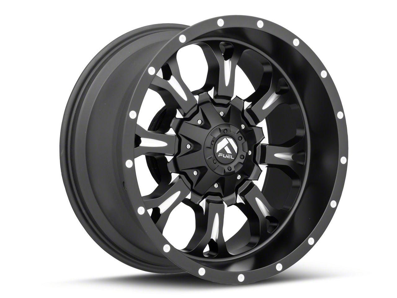 Fuel Wheels Titan XD Krank Matte Black Milled 6-Lug Wheel; 20x12; -44mm ...