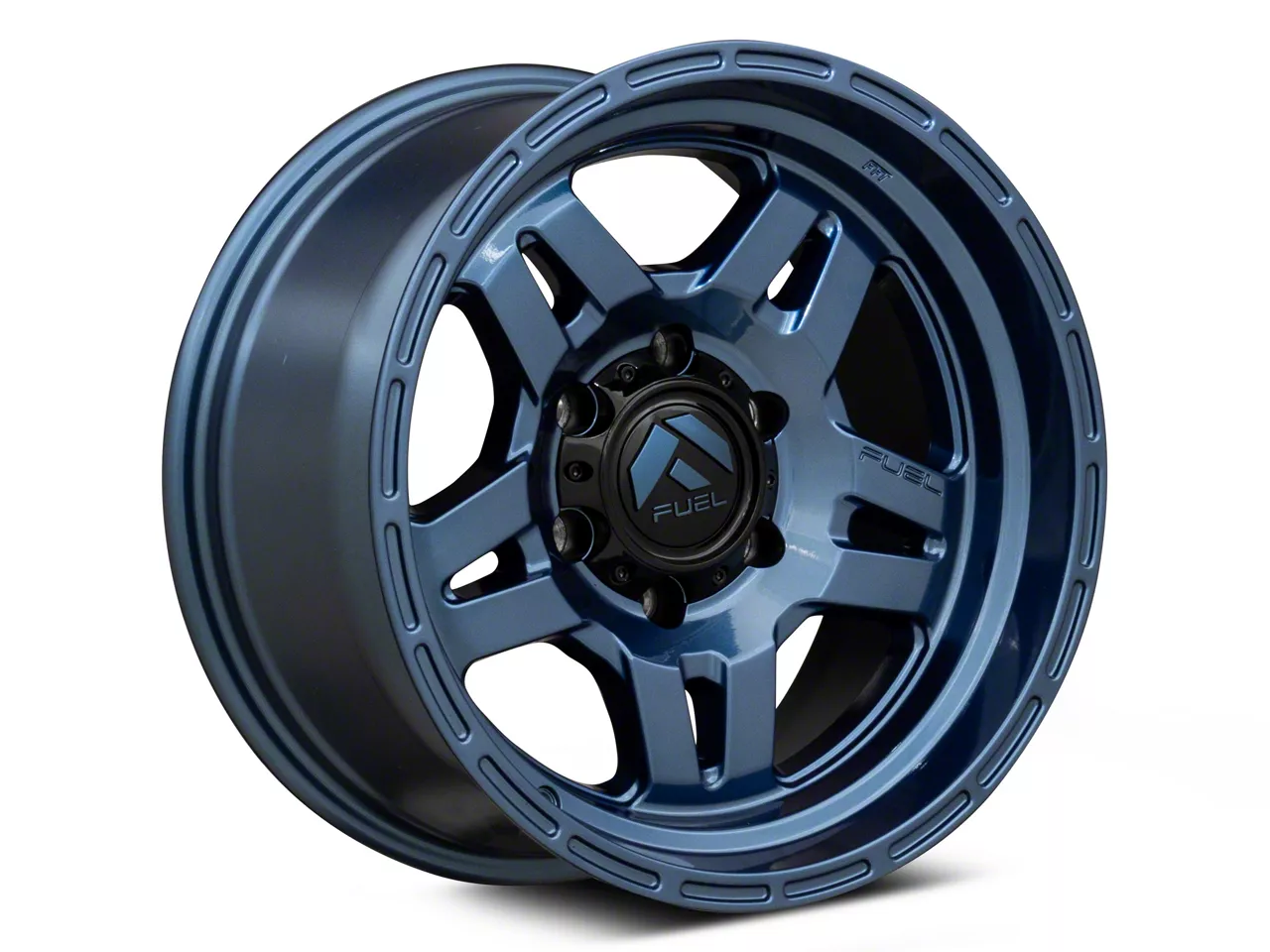 Fuel Wheels Titan XD Oxide Dark Blue 6-Lug Wheel; 18x9; -12mm Offset ...