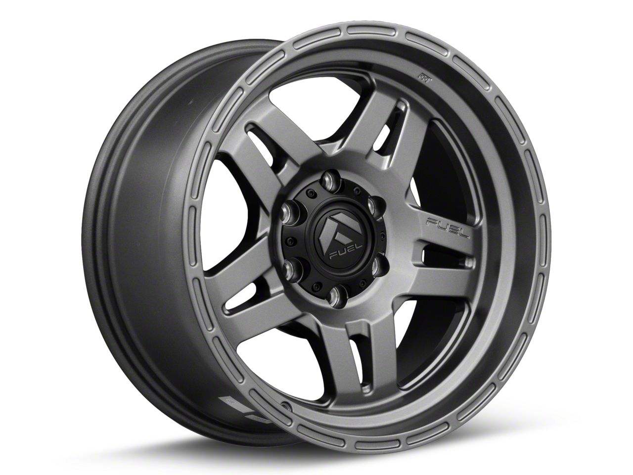 Fuel Wheels Titan XD Oxide Matte Gunmetal 6-Lug Wheel; 18x9; -12mm ...
