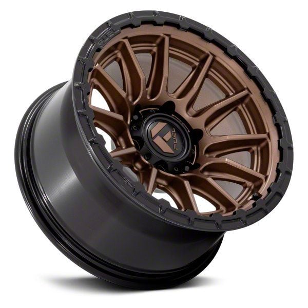 Fuel Wheels Titan XD Piston Matte Bronze with Gloss Black Lip 6-Lug ...