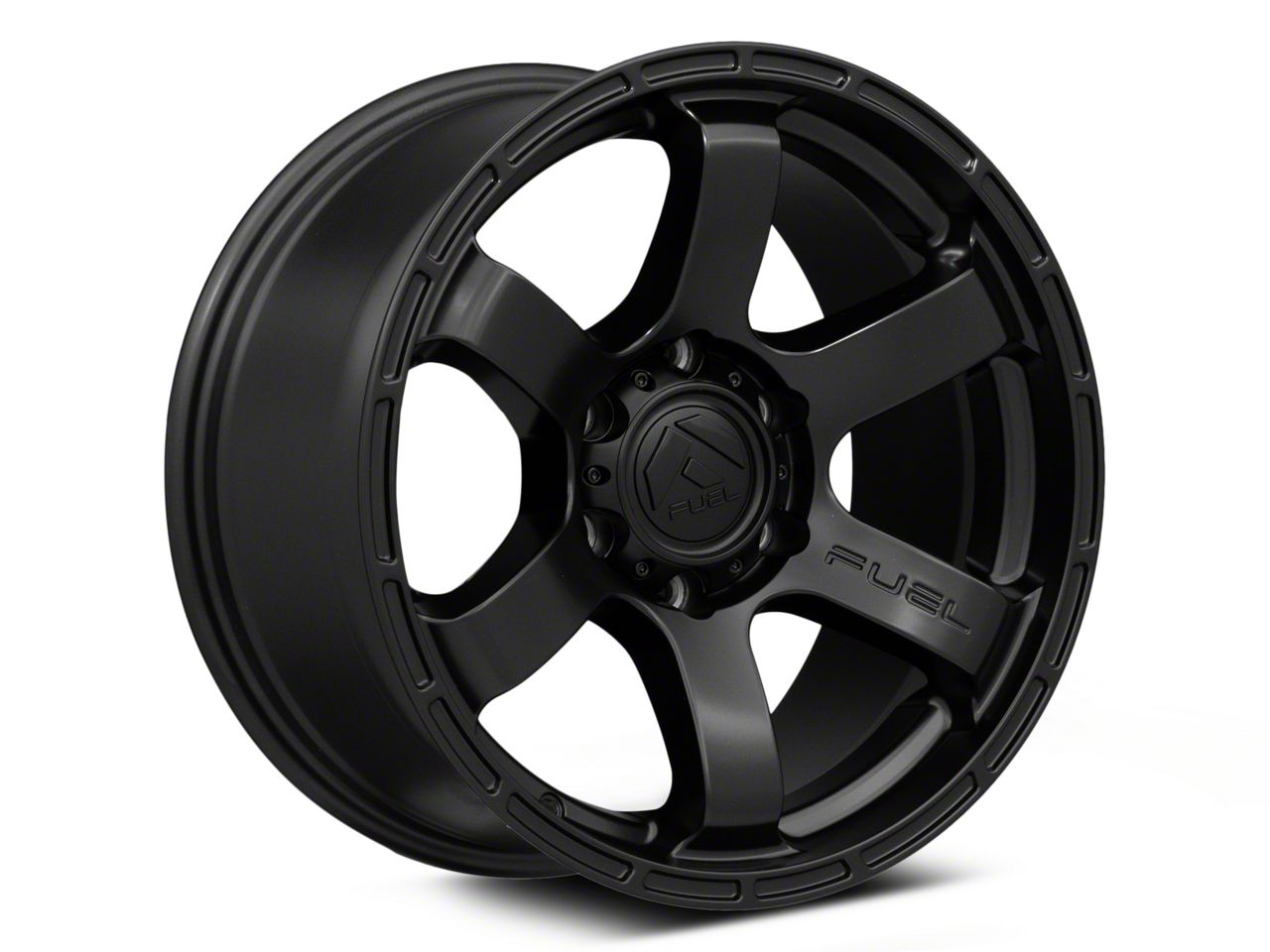 Fuel Wheels Titan XD Rush Satin Black 6-Lug Wheel; 18x9; 1mm Offset ...