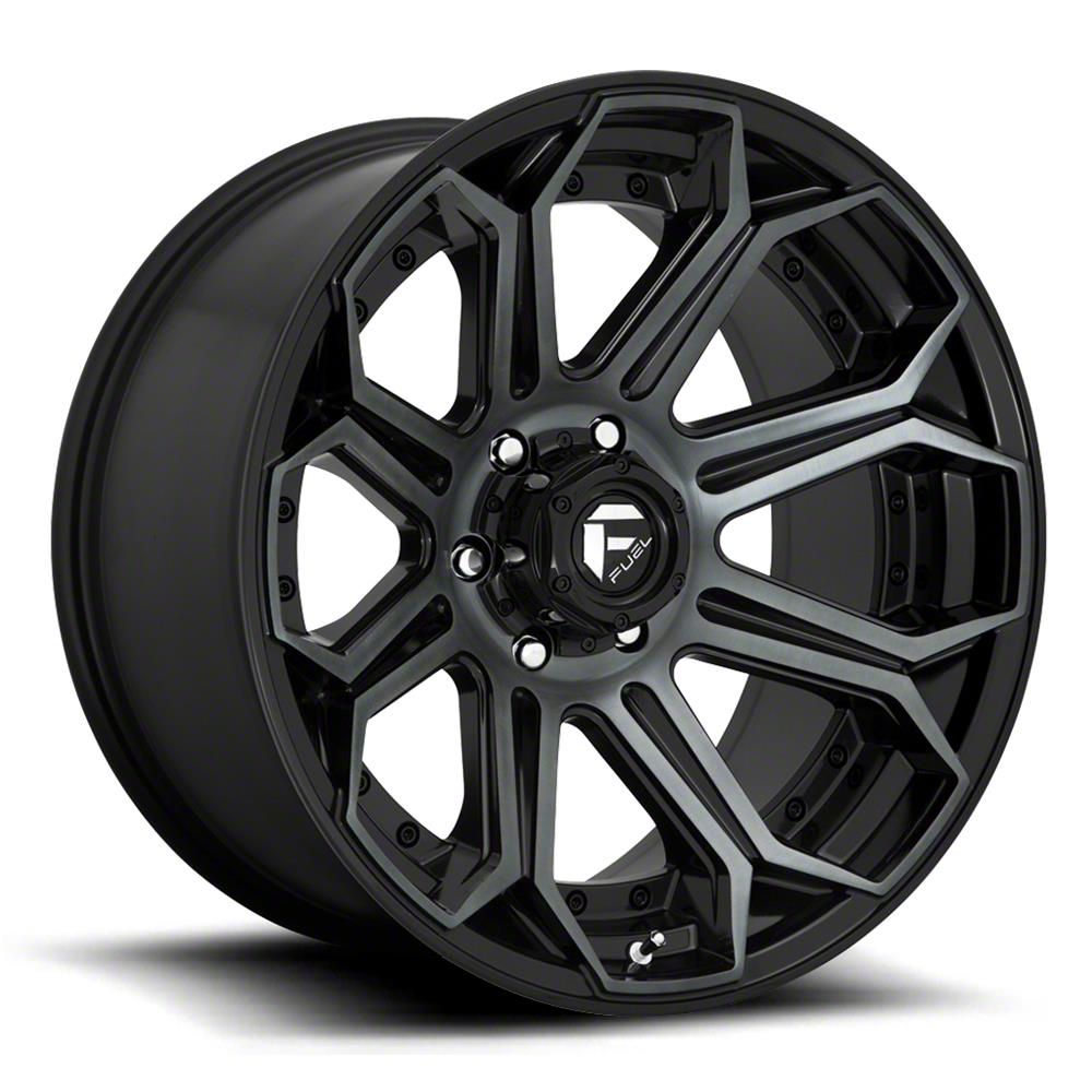 Fuel Wheels Titan XD Siege Gloss Machined Double Dark Tint 6-Lug Wheel ...